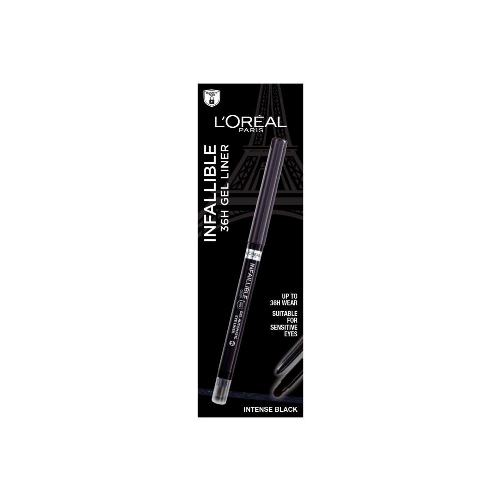 Buy L'Oreal Paris Infallible Gel Autoliner Intense Black 5g | Coles