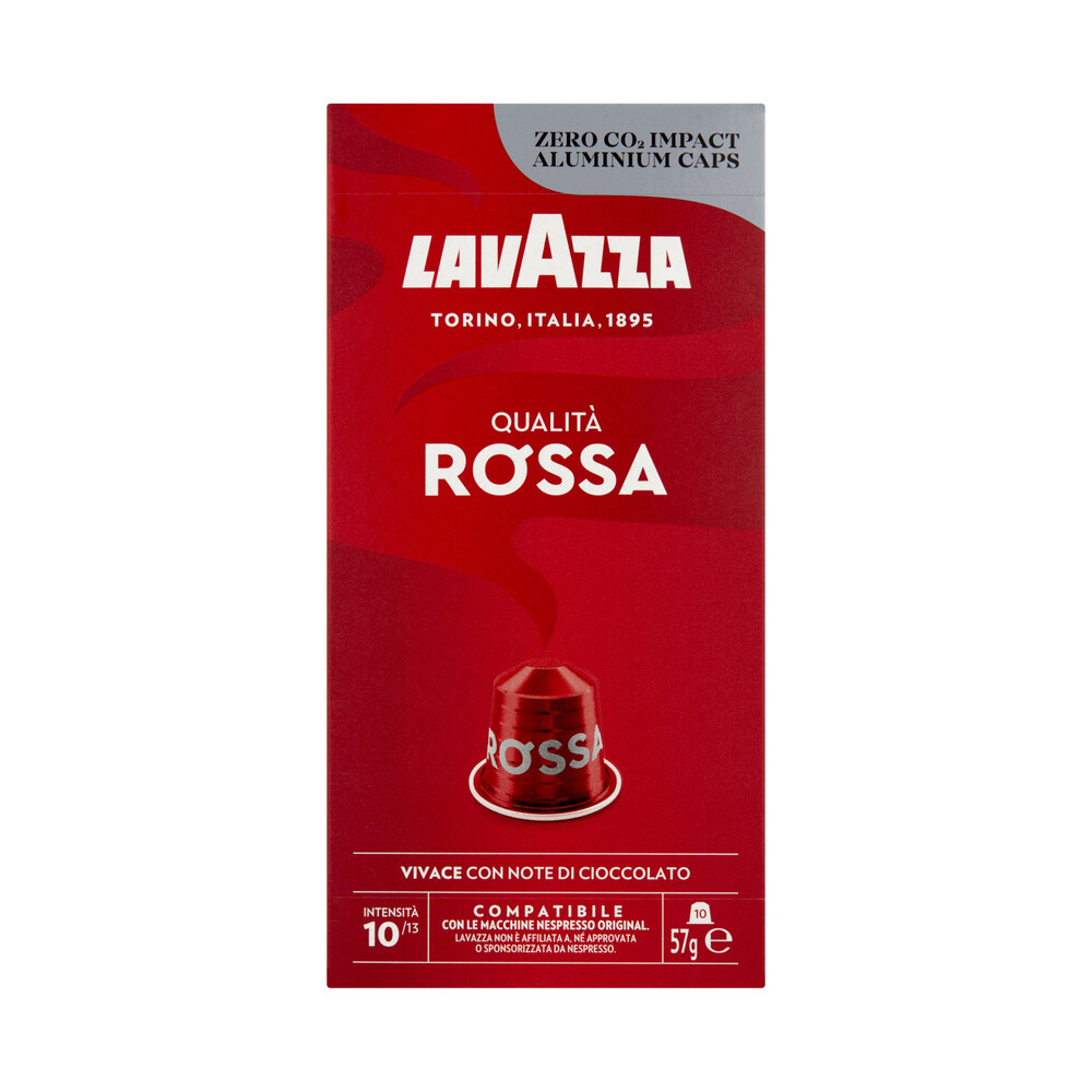Buy Lavazza Qualita Rossa Nespresso Compatible Coffee Pods 10 pack | Coles