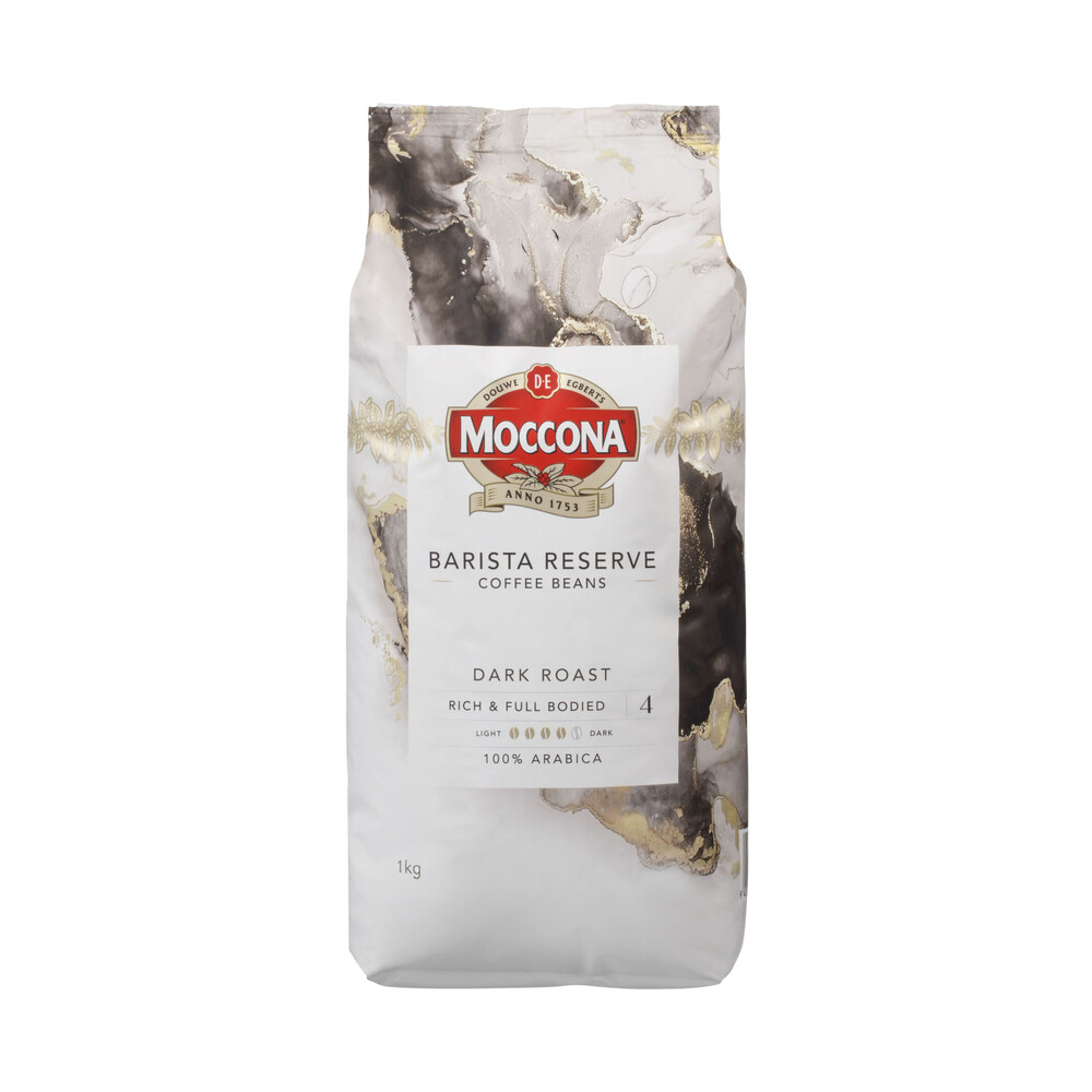Buy Moccona Barista Reserve Dark Roast Coffee Beans 1kg | Coles