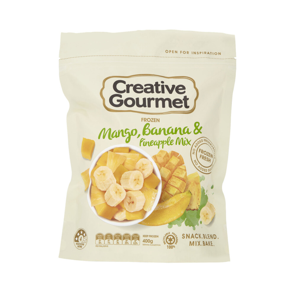 Buy Creative Gourmet Banana Mango Pineapple 400g | Coles
