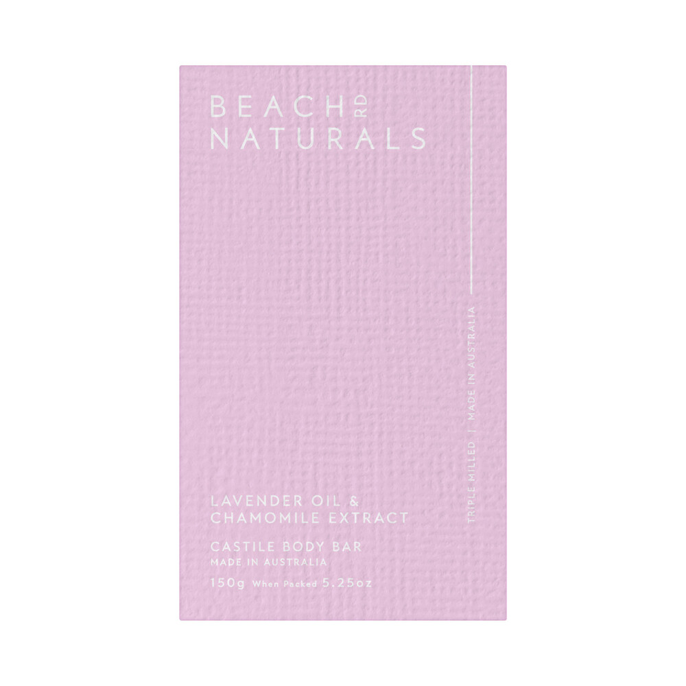 Buy Beach Road Naturals Lavender And Chamomile Extract Castile Body Bar