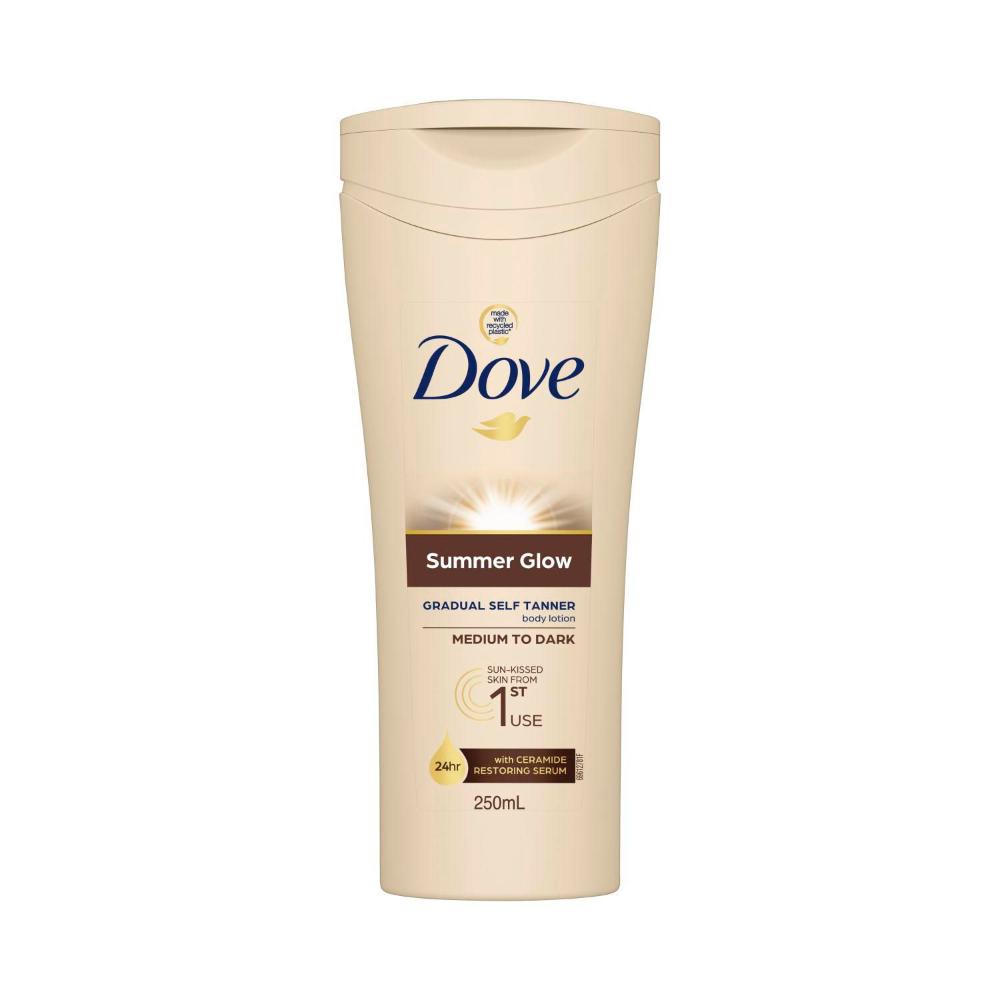 Buy Dove Summer Glow Gradual Self Tanner Body Lotion Medium To Dark ...