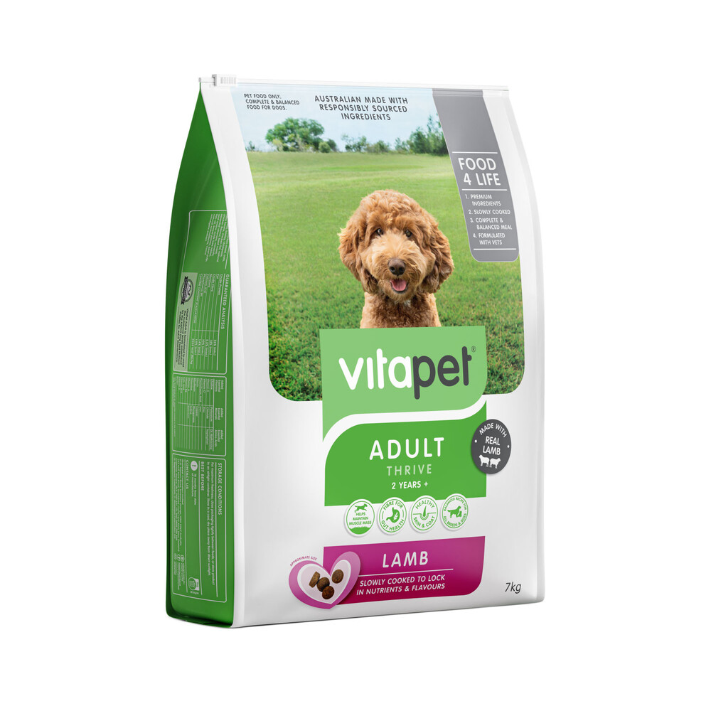 Buy Vitapet Dry Dog Food Adult Lamb 7kg | Coles