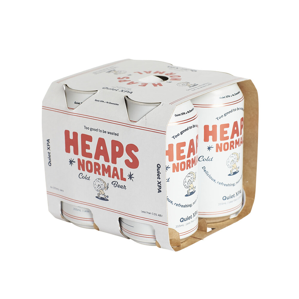 Buy Heaps Normal Quiet Non Alcoholic Xpa 375ml 4 Pack | Coles