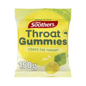 Calories in Soothers Butter Menthol Gummies 150gm Soothers Butter ...