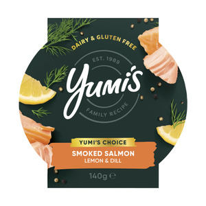 Buy Yumi's Choice Smoked Salmon Lemon & Dill 140g | Coles