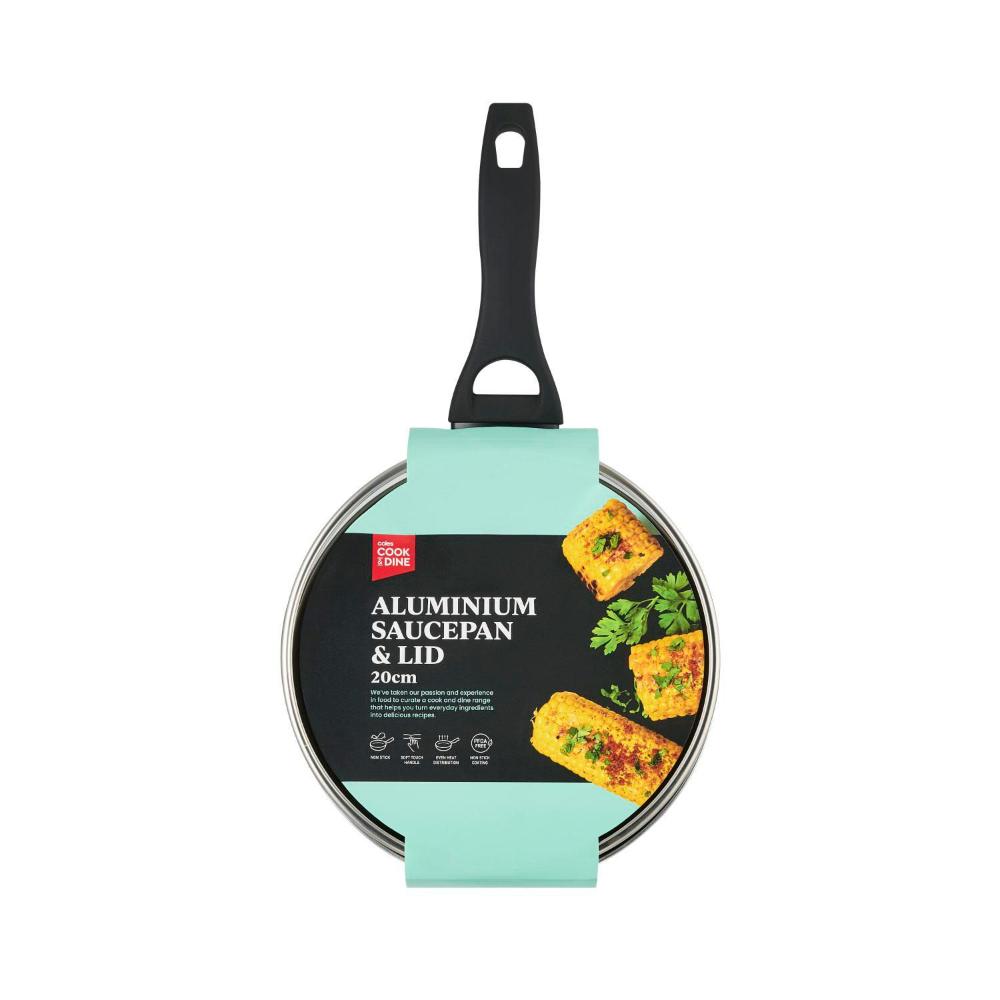 Buy Cook & Dine Aluminium Saucepan 20cm 1 Each | Coles