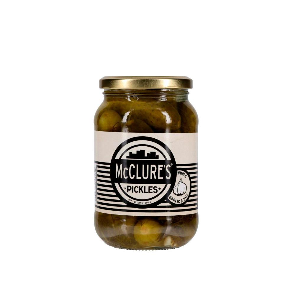 Buy Mcclure's Garlic & Dill Whole Pickles 500g | Coles
