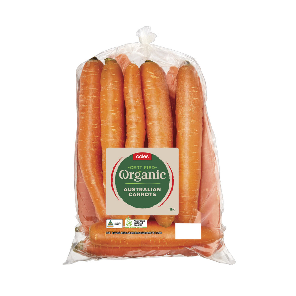 Buy Coles Organic Carrots 1kg | Coles