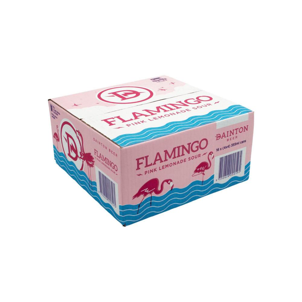 Buy Dainton Flamingo Pink Lemonade Sour Can 355mL 16 Pack | Coles