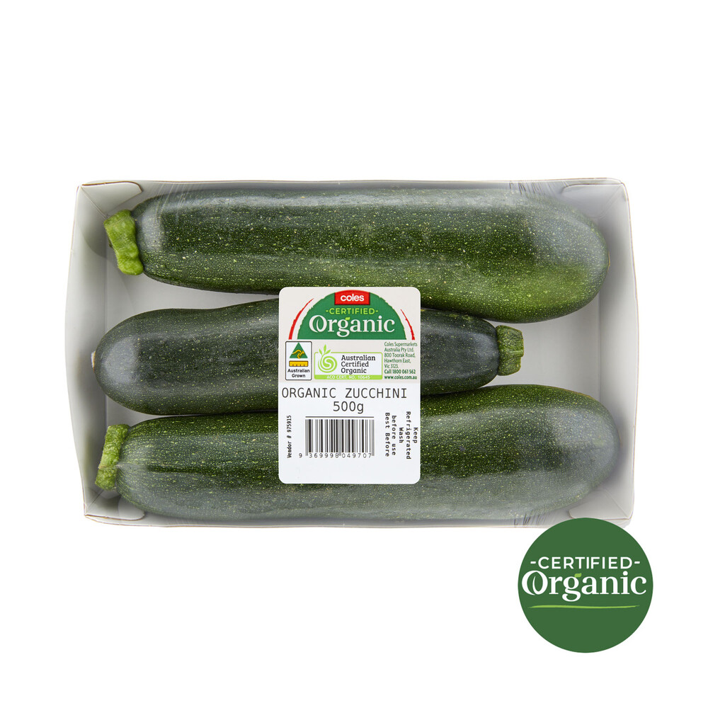 Buy Coles Organic Zucchini 500g | Coles