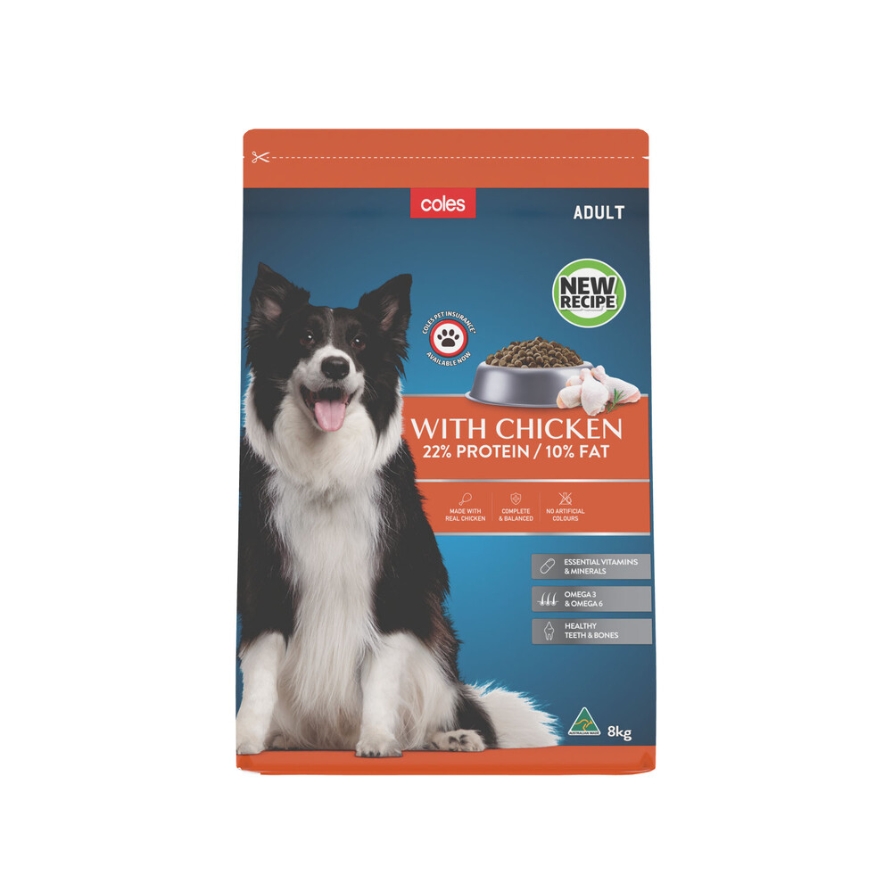 Coles dog food store