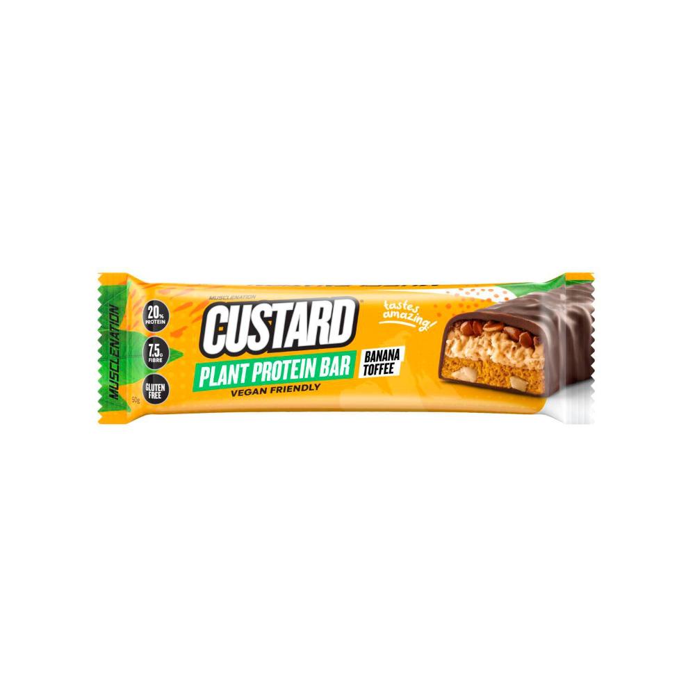Buy Muscle Nation CustardPlant Protein Bar Banana Toffee 50g | Coles