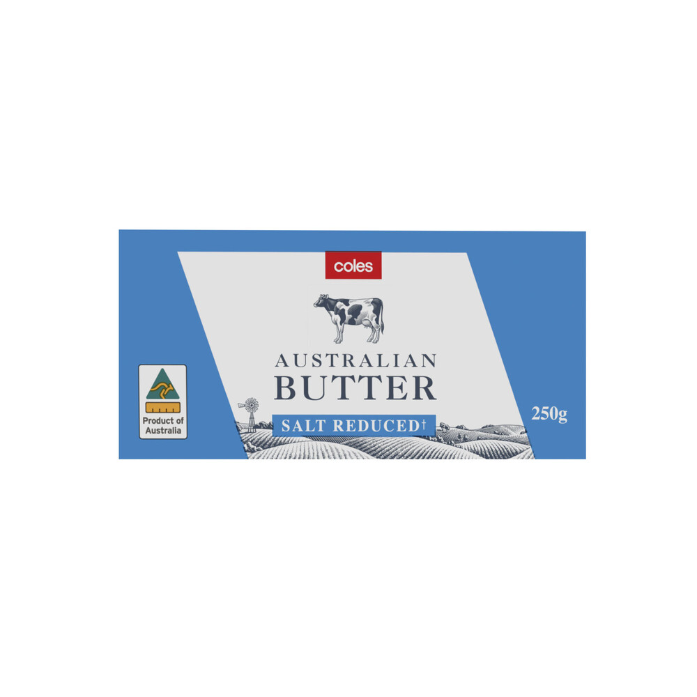 Buy Coles Salt Reduced Butter 250g | Coles