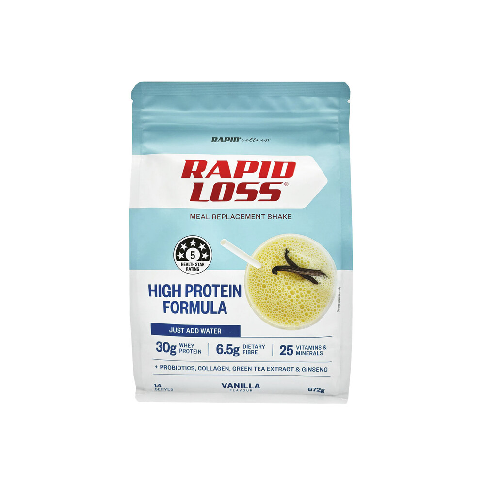 Buy Rapid Loss High Protein Meal Replacement Vanilla 672g | Coles
