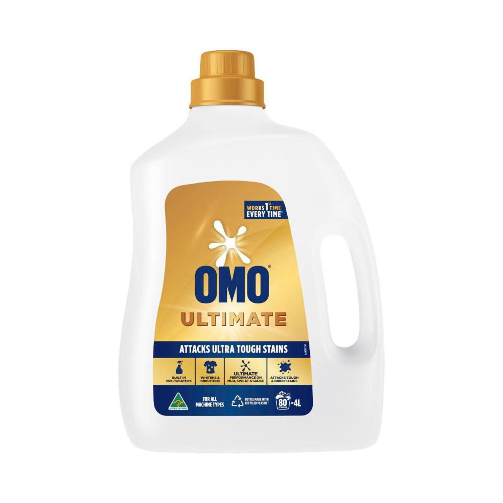 Buy OMO Ultimate Laundry Liquid Detergent 80 Washes 4L | Coles
