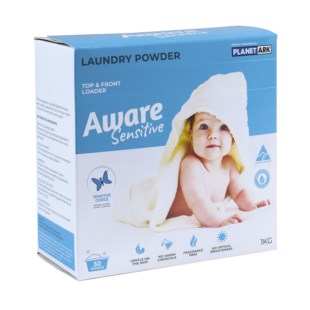 Buy Aware Laundry Powder Sensitive 1kg | Coles