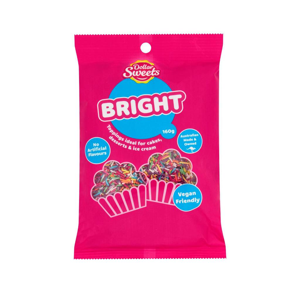 Buy Dollar Sweets Topping Bright Cake 160g | Coles