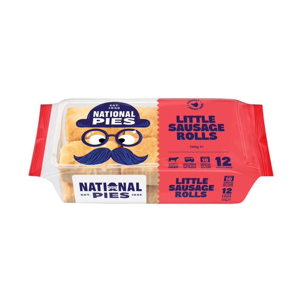 Buy National Pies Little Sausage Rolls 12 Pack 720g | Coles