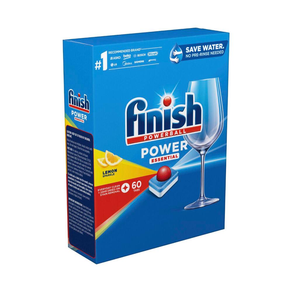 Buy Finish Power Essential Auto Dishwash Tablets Lemon Sparkle 60 pack ...