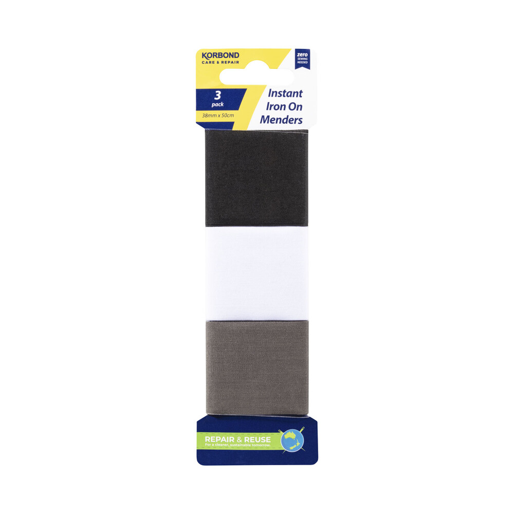 Buy Korbond 110084 Iron On Mender 3pk 1 EACH | Coles