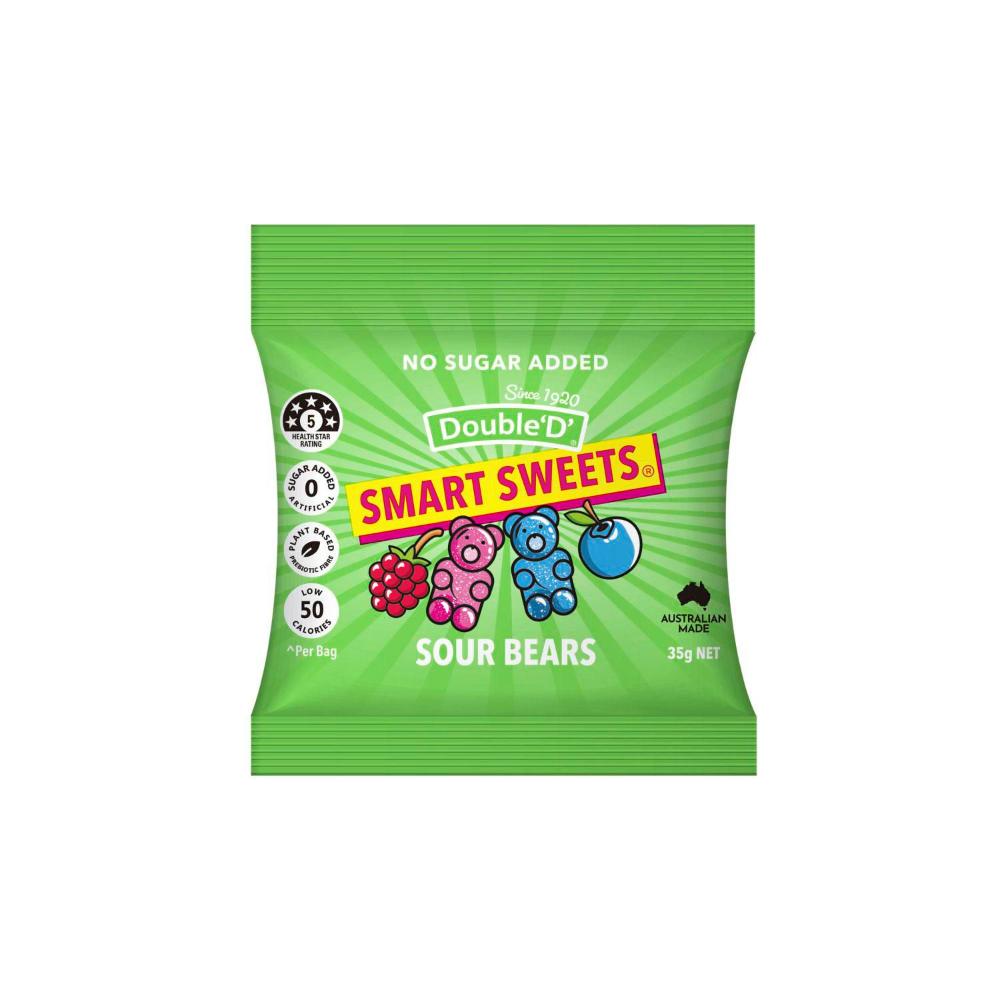 Buy Double D Smart Sweets Sour 35g | Coles