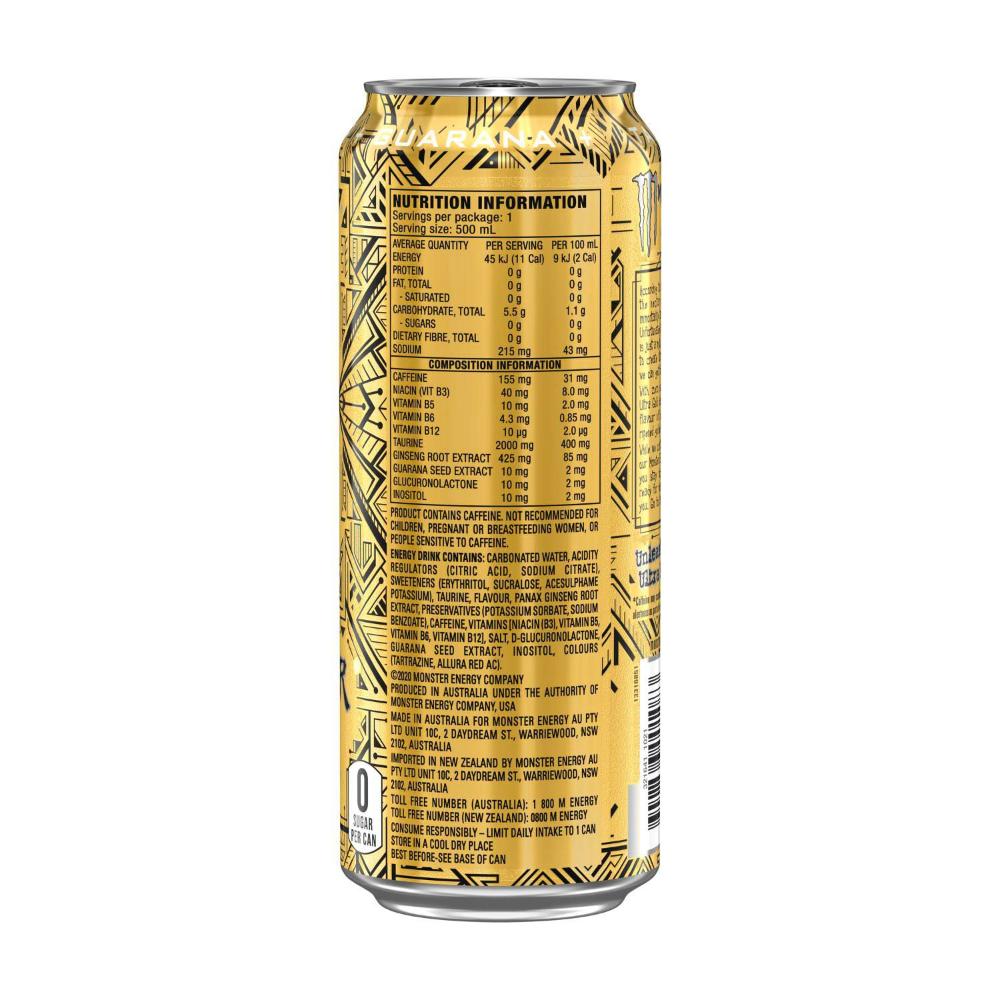 Light Gold Monster Energy