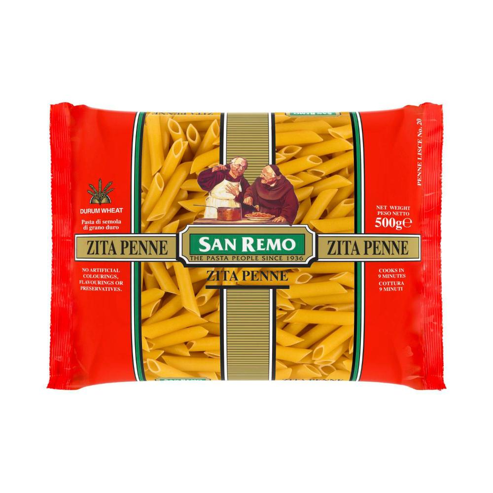 Buy San Remo Penne Zita Pasta No 20 500g | Coles
