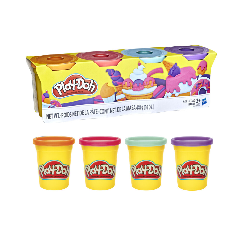 Buy Play-Doh Classic Colors & Themes 4 pack | Coles