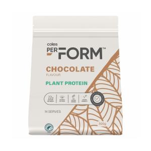 Buy Coles Perform Plant Protein Powder Chocolate 500g | Coles