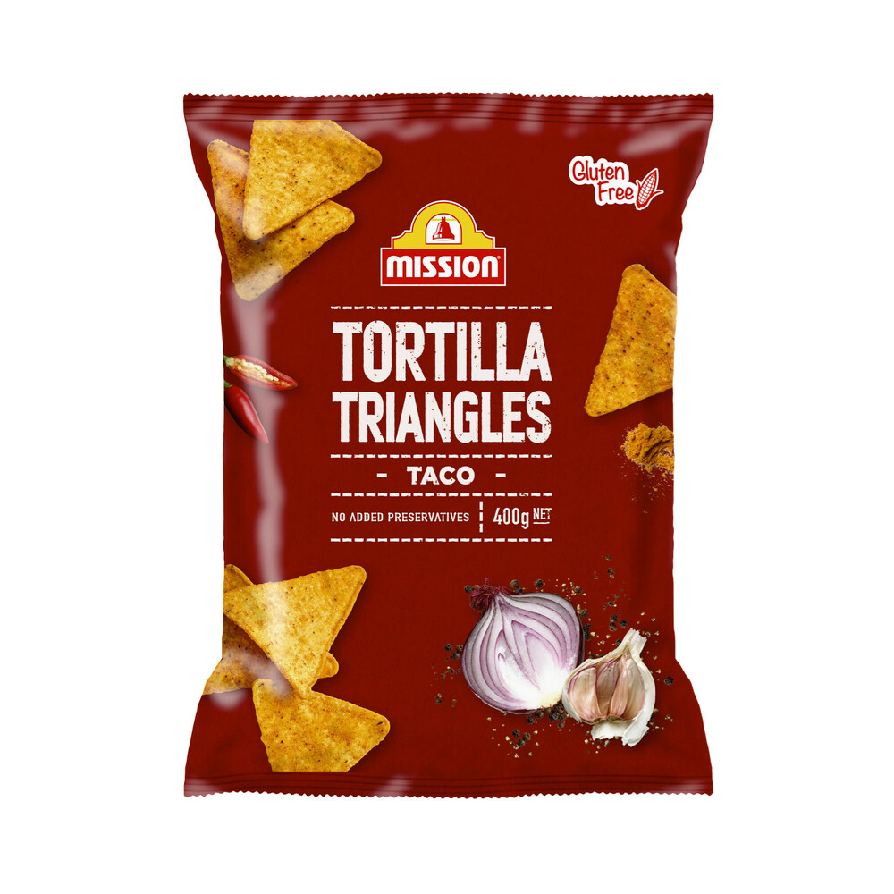 Buy Mission Tortilla Triangles Taco 400g | Coles