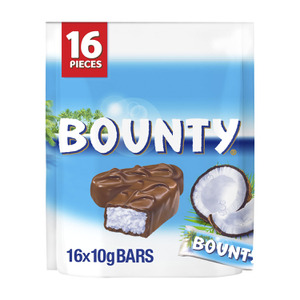 Calories in Bounty Chocolate Medium Party Share Bag 16 Piece calcount