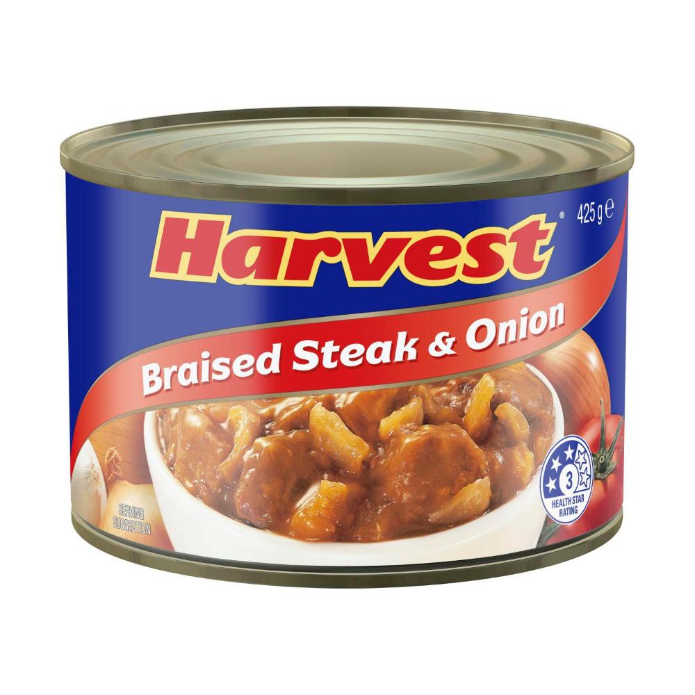 Buy Harvest Braised Steak & Onions 425g | Coles