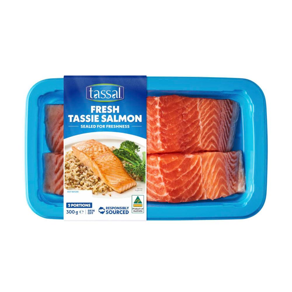 Buy Tassal Fresh Tassie Salmon Portions Skin Off 300g | Coles