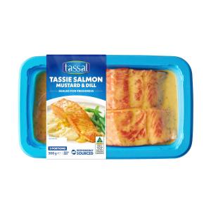 Buy Tassal Salmon Portions Mustard And Dill 300g | Coles