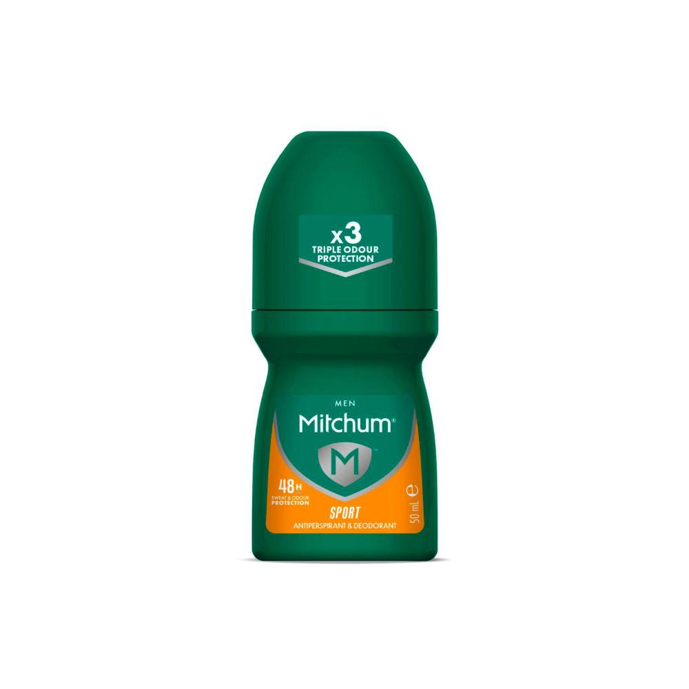 Buy Mitchum Men's Roll On Sport Antiperspirant Deodorant 50mL | Coles