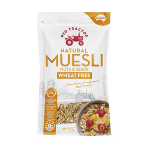 Buy Red Tractor Wheat Free Muesli Nuts & Seeds 500g | Coles