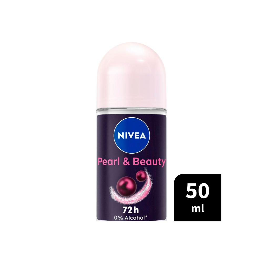 Buy Nivea Deo Roll On Female Pearl And Beauty Fine Fragrance Black ...