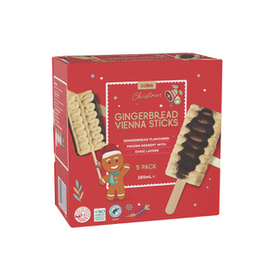 Calories in Coles Gingerbread Vienna Sticks 5 Pack calcount