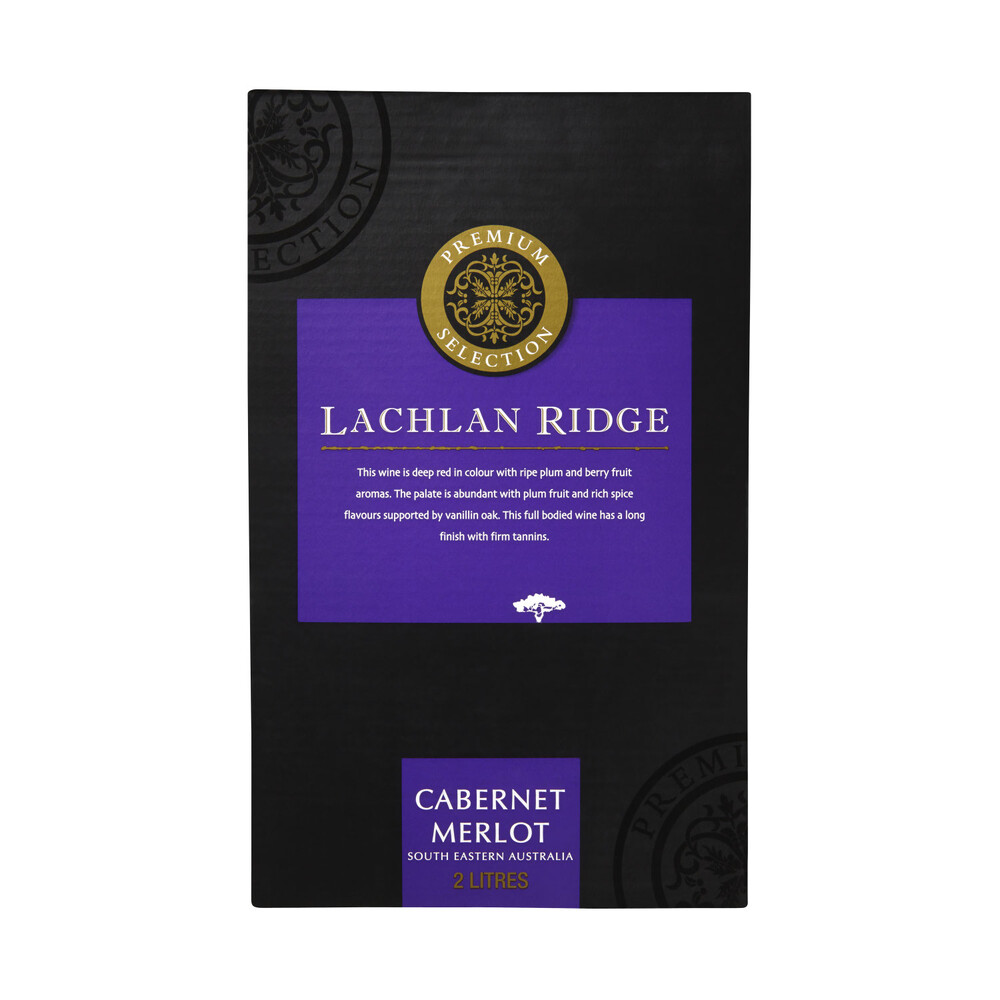 Buy Lachlan Ridge Cabernet Merlot Cask 2L 1 Each | Coles
