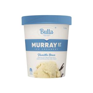 Buy Bulla Murray Street Ice Cream Vanilla Bean 1L | Coles