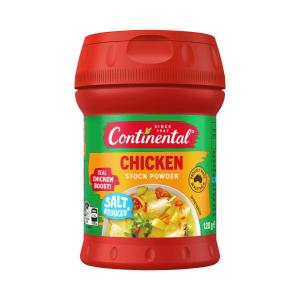 Calories in Continental Chicken Stock Powder Salt Reduced Calorie ...