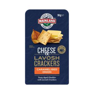 Buy Mainland On The Go Cheese Lavosh & Caramelised Onion 36g | Coles
