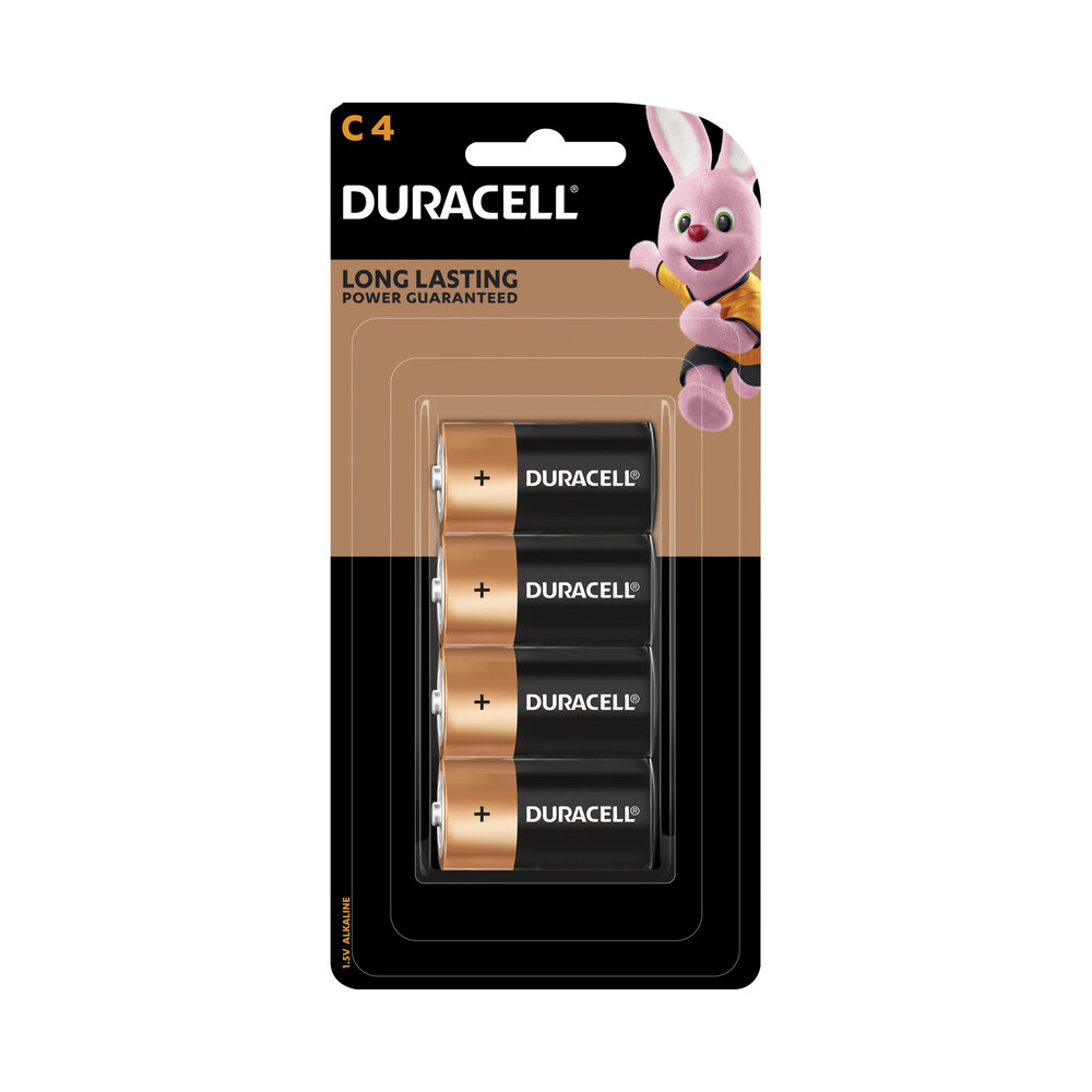 Buy Duracell Coppertop C Alkaline Batteries 4 Pack | Coles