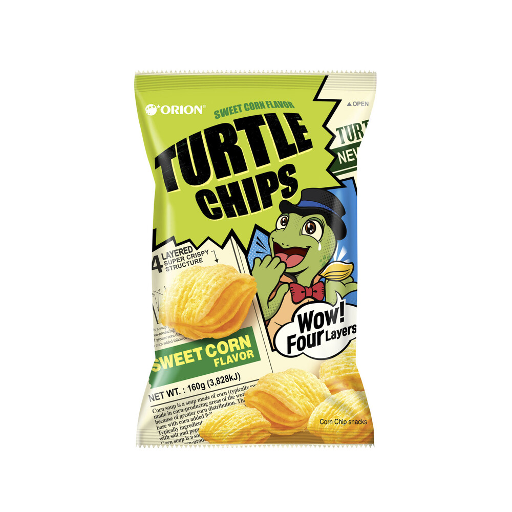 Buy Orion Turtle Chips Sweet Corn Flavour 160g | Coles