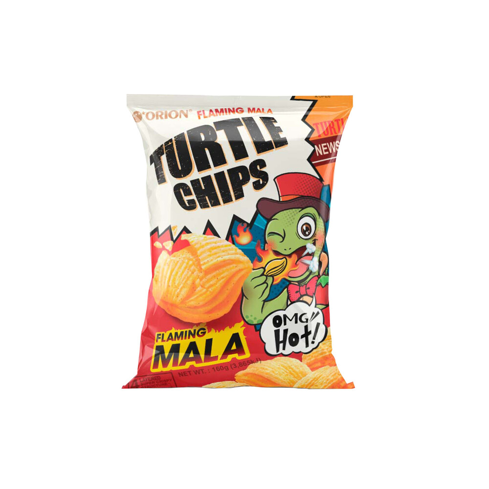 Buy Orion Turtle Chips Flaming Mala Flavou 160g | Coles