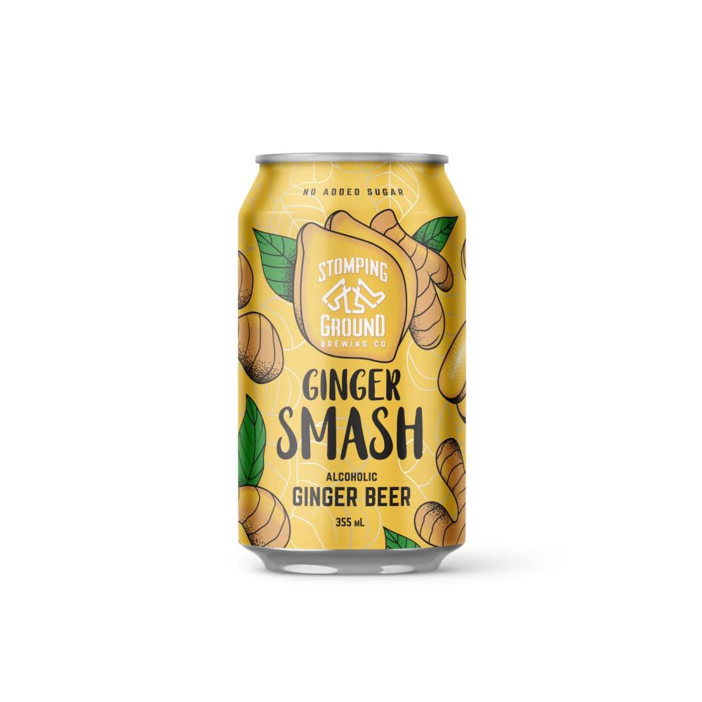 Buy Stomping Ground Ginger Smash Can 355mL 4 Pack | Coles