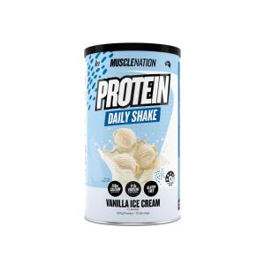 Buy Muscle Nation Whey Protein Daily Shake Vanilla Ice Cream 300g | Coles