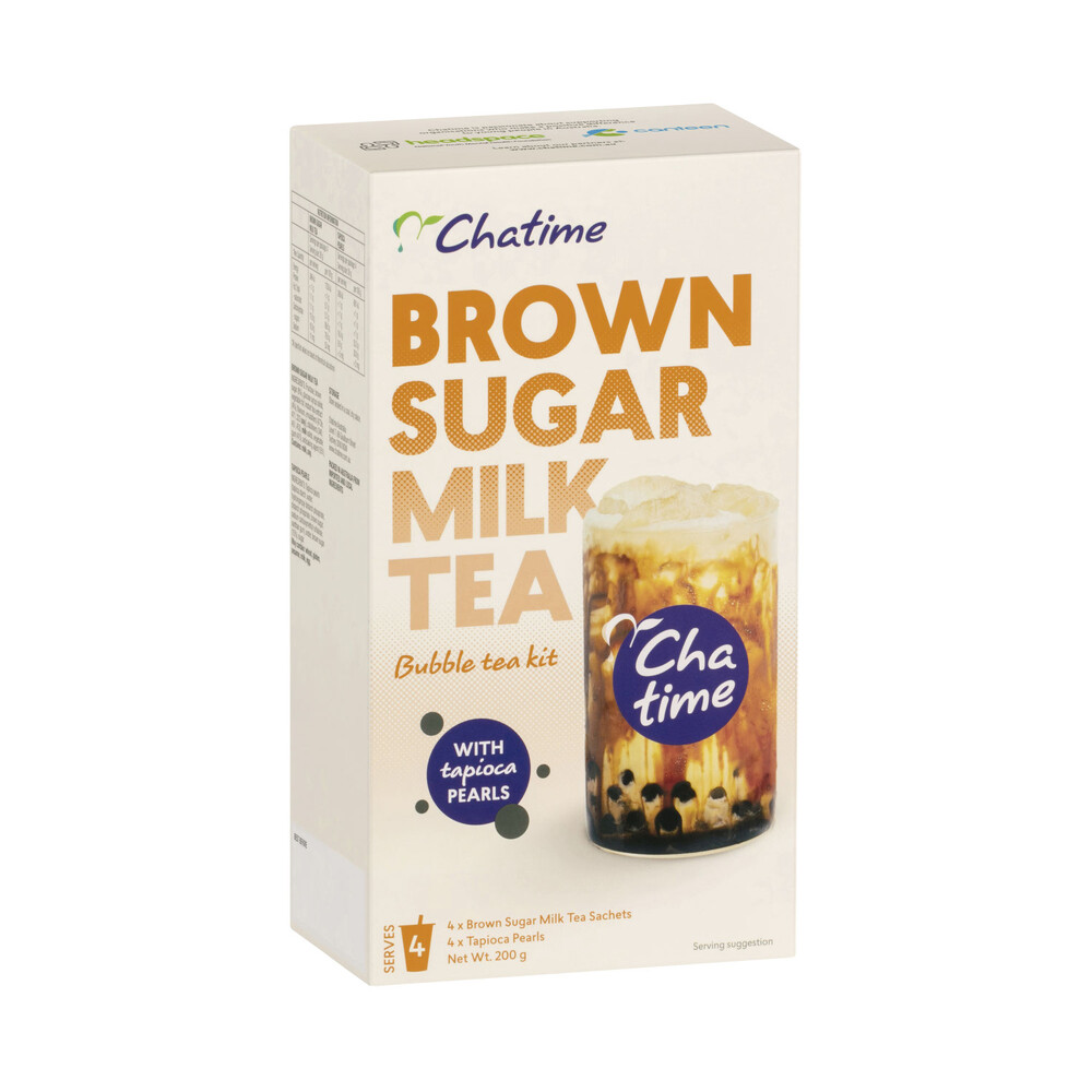 Buy Chatime Brown Sugar Milk Bubble Tea 4 pack | Coles