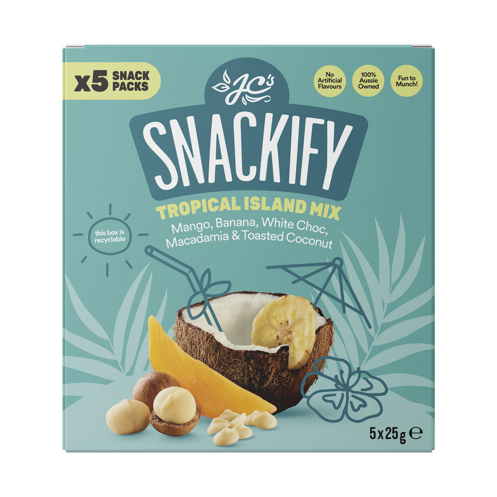 Buy Snackify Tropical Island Mix 5 pack | Coles